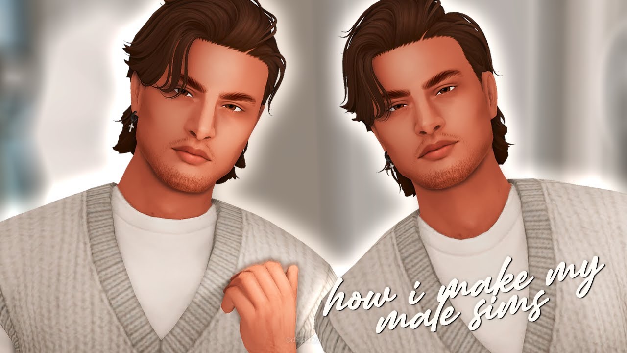 How I Make Male Sims 🤍 | The Sims 4 - YouTube