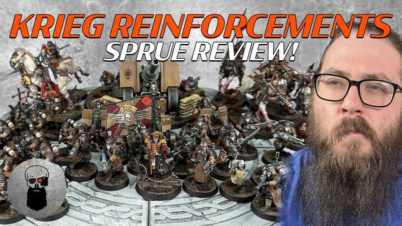 Is the Krieg Range Complete? Krieg Reinforcements Sprue Review! - YouTube