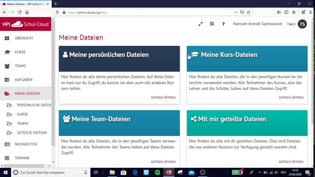 HPI SchulCloud | Dateien, Ordnerstruktur - einfach erklärt! (Computer) - YouTube