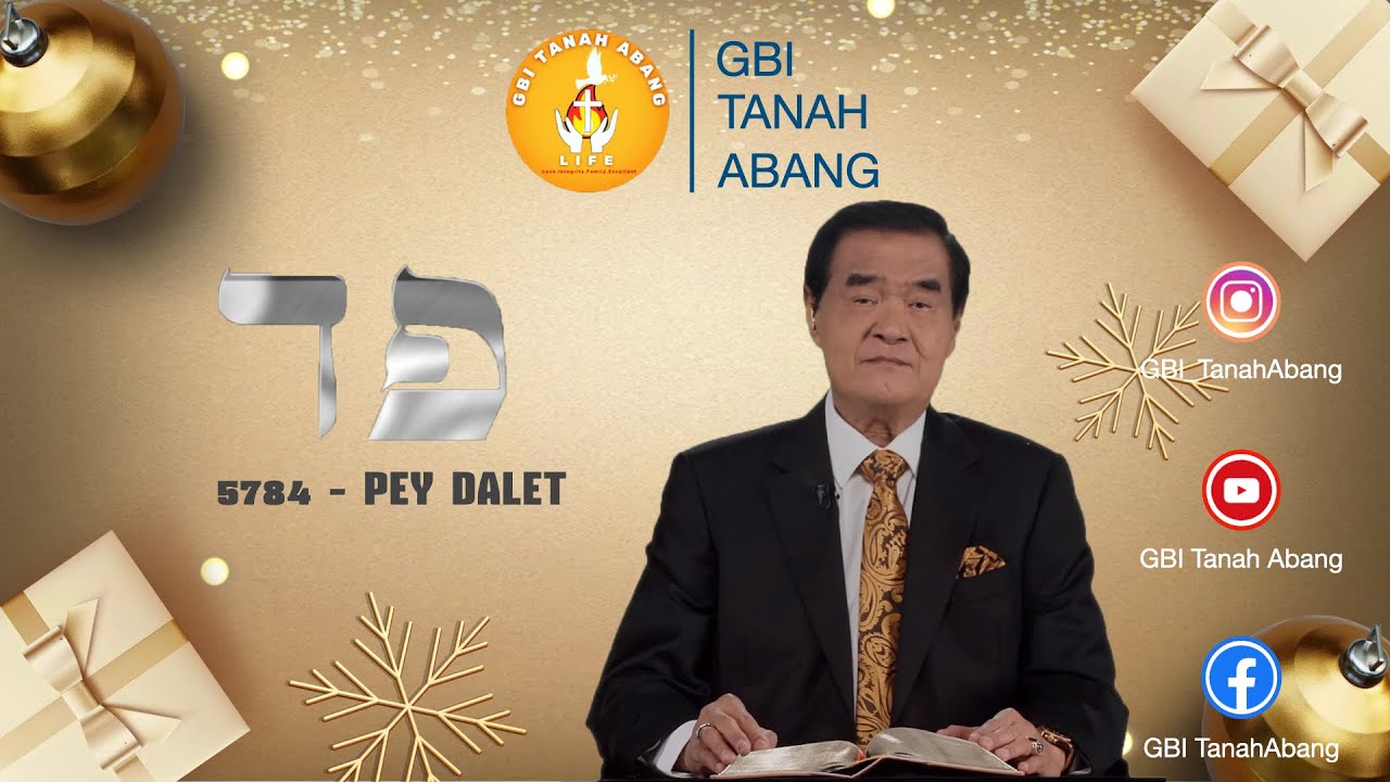 Pastor Message - Pey Dalet 5784 - Pdt. Niko Njotorahardjo - Oktober 23 ...