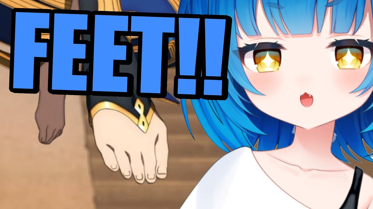 Poko when she see feet : - YouTube