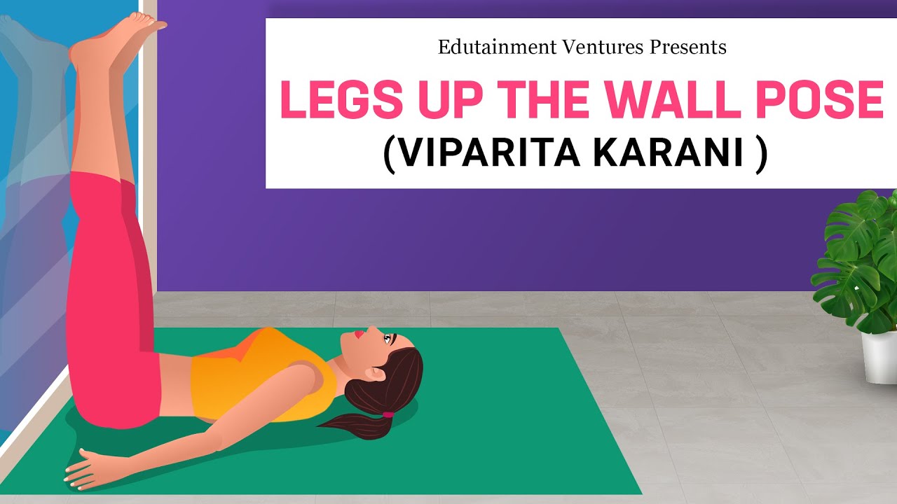 Legs Up The Wall Pose | Viparita Karani | Bedtime Yoga - YouTube