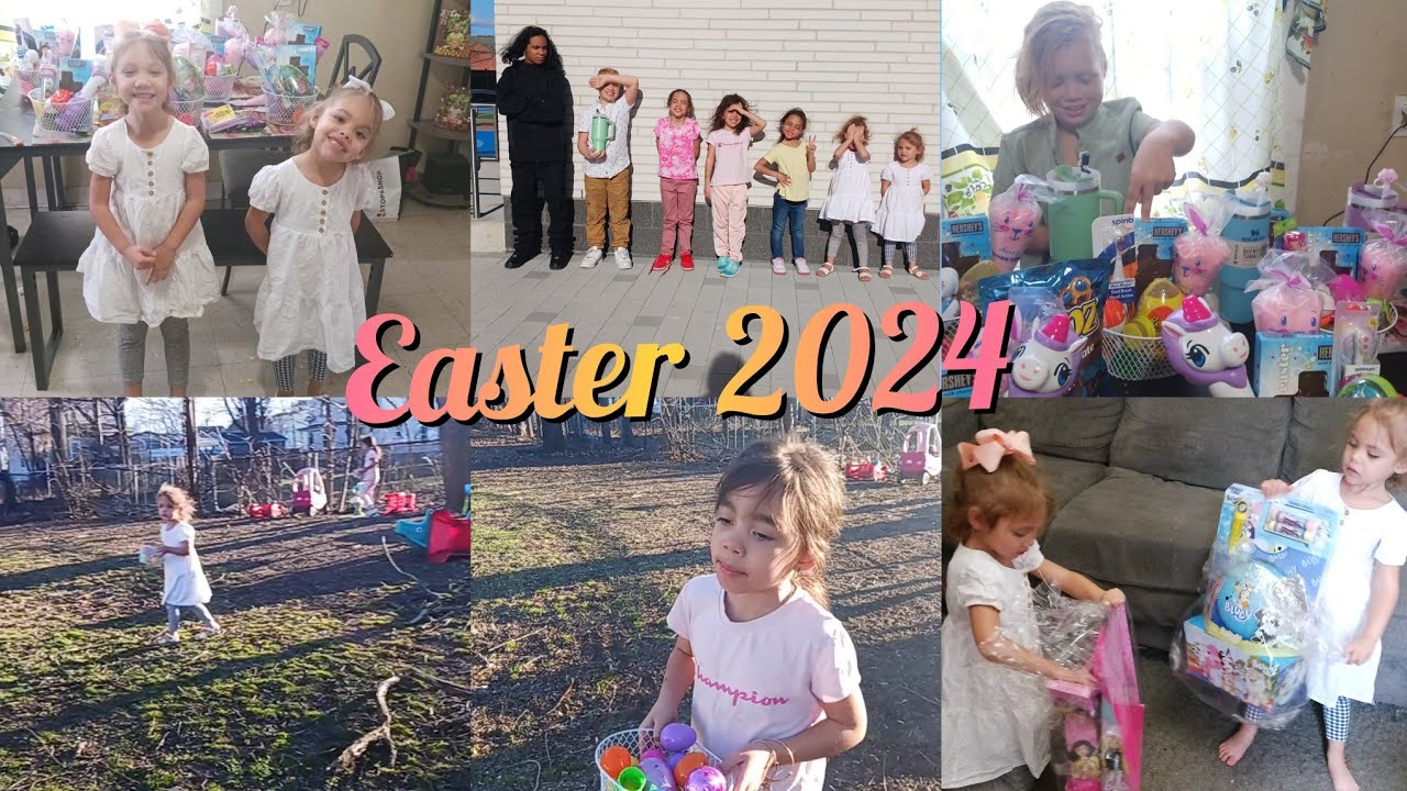 Easter Basket Opening | Easter At Church | Epic Easter Egg Hunt - YouTube