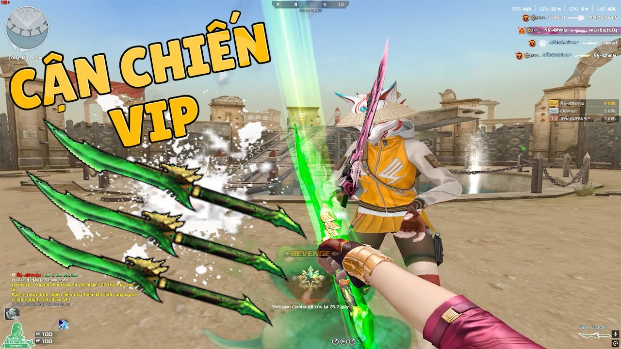 TXT - VŨ KHÍ CẬN CHIẾN XỊN SÒ Viper Dagger - Tiến Zombie V4 - YouTube