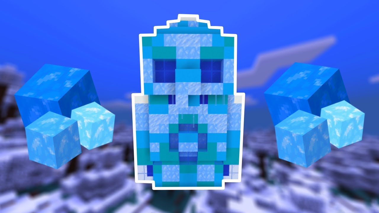 How to build an easy Ice Golem! | Minecraft Winter Tutorial! - YouTube