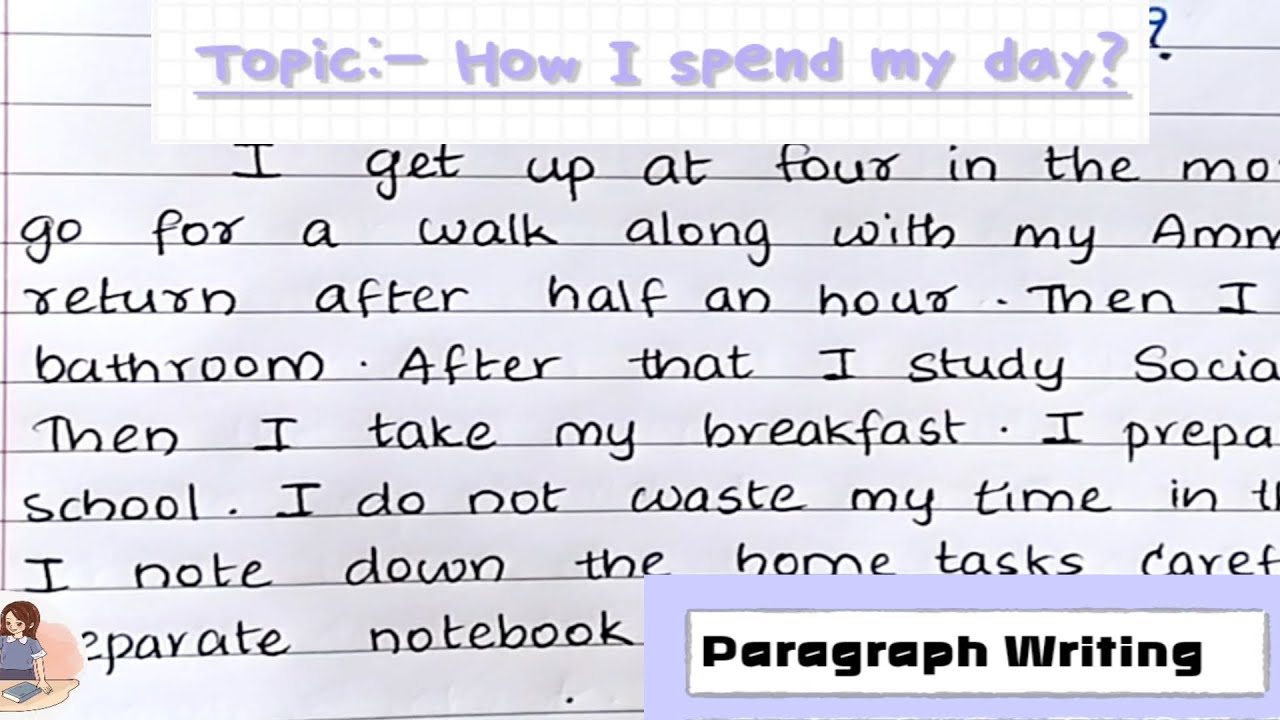 0002 How I Spend my day? - Paragraph Writing - YouTube