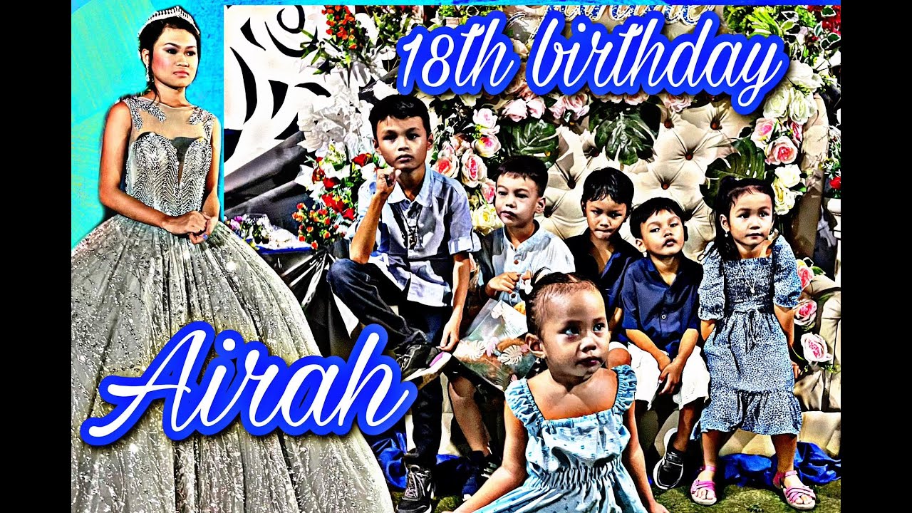 Attended Airah Janine 18th birthday | Copyrights claim to the rightful ...
