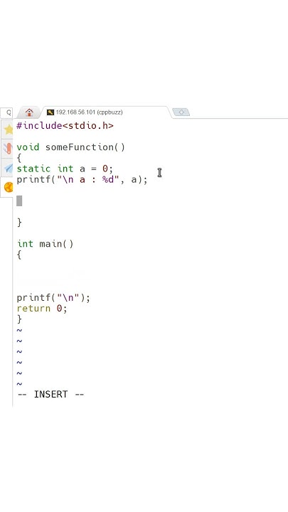 31 Learn C Programming Static Storage Class Shorts Cprogramming Youtube