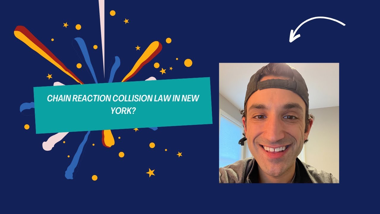 Chain reaction car accident law in New York? - YouTube