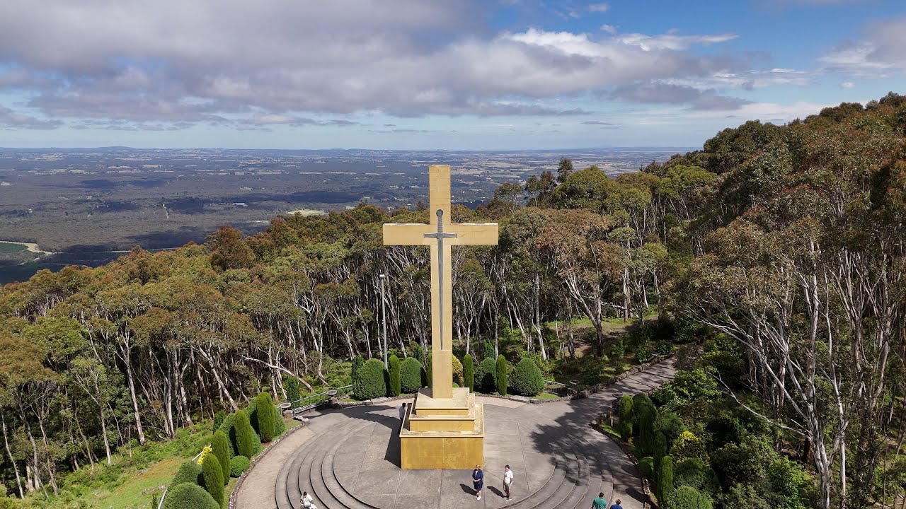 Mt Macedon - Memorial Cross 4K - YouTube