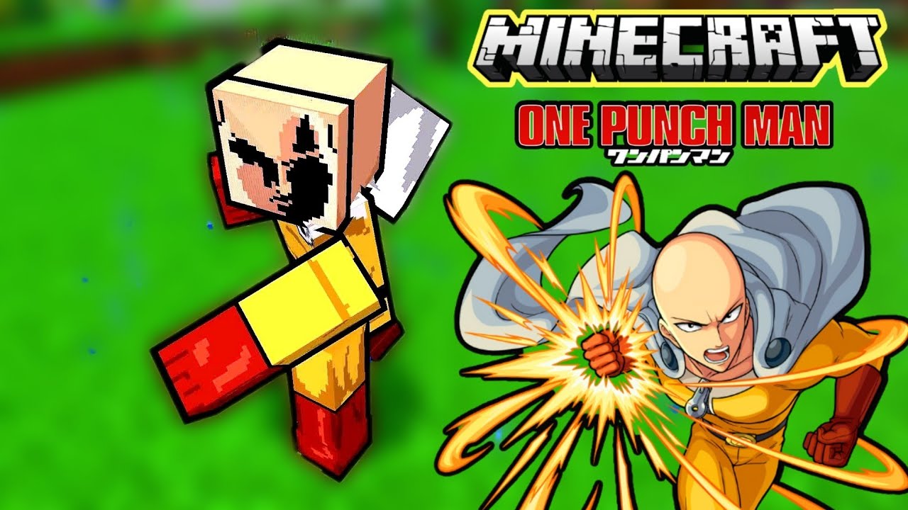 Saitama mod in Minecraft 1.20.40+ - YouTube