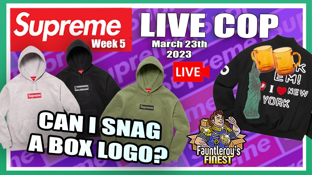LET'S COP A BOX LOGO! Supreme Week 5 Live Cop! - YouTube