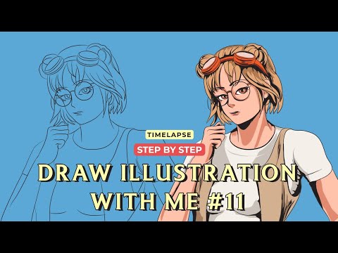 #11 Spek manhwa! bikin gambar karakter ilustrasi #digitalart #digitalartist #illustration #draw