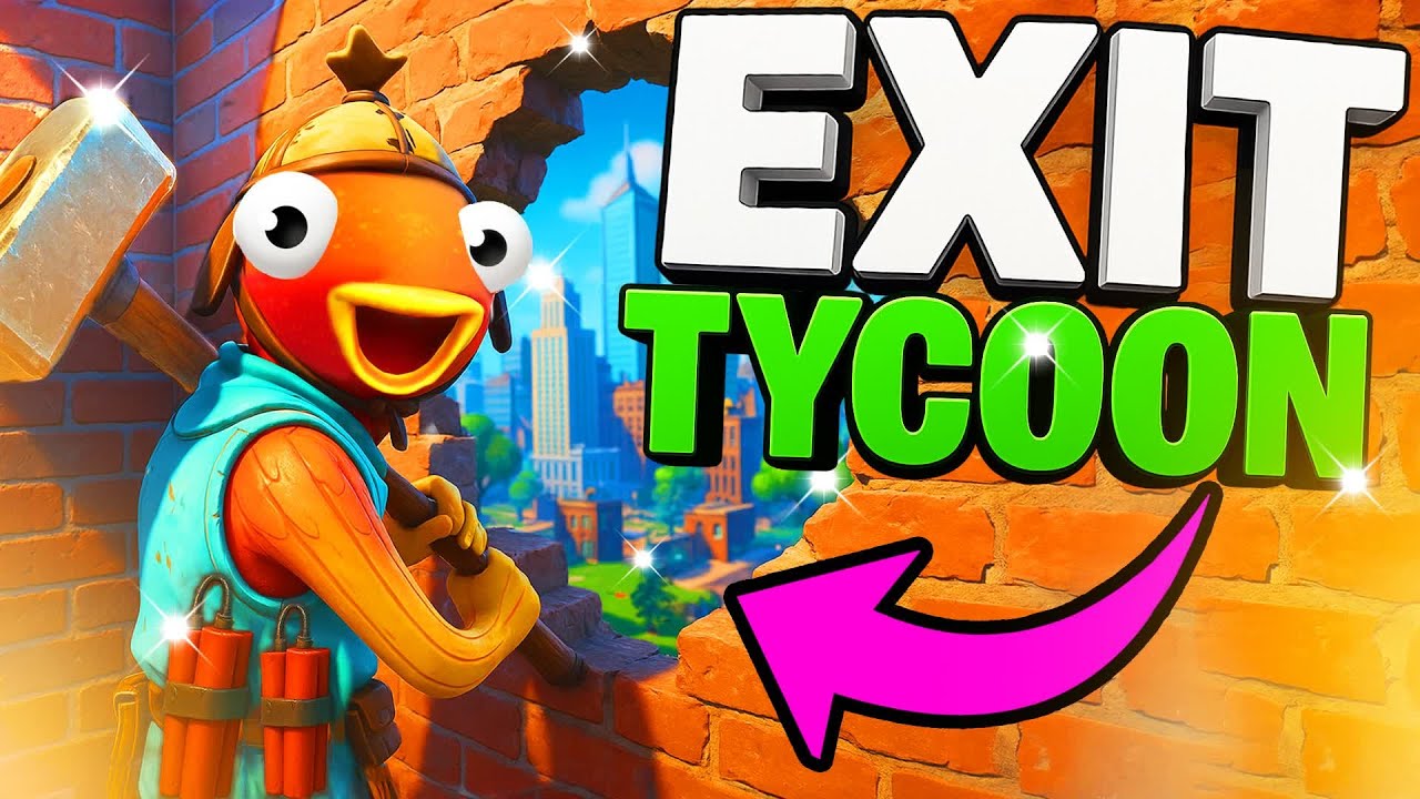 FORTNITE - EXIT TYCOON CREATIVE MAP FIND KEYS, DYNAMITE AND DEFEAT THE ...