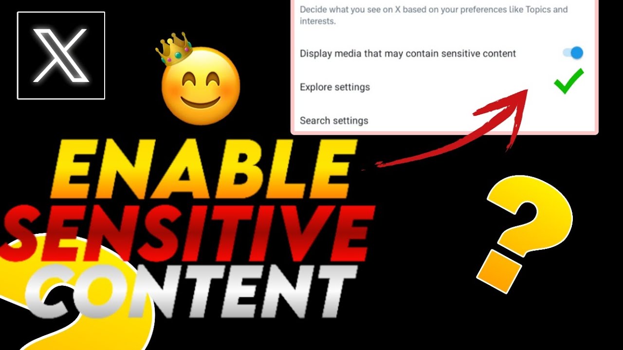 How to watch Sensitive Content on X (Twitter) iPhone and Android - YouTube