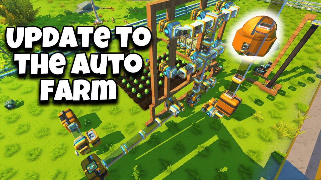 I upgraded the auto farm v2 Scrap Mechanic Survival[MODS] - YouTube