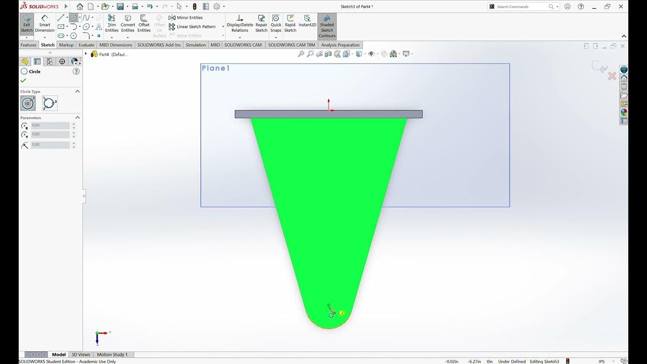 Introduction to Solid Modeling - Chapter 3 Guided Tutorial 2 - YouTube