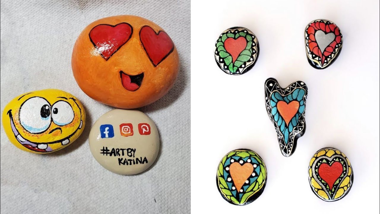 Rock Painting Picnic | Rock Painting - Coloring Stones For Creative ...