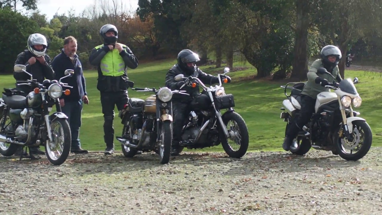 Manawatu Classic Motorcycle Club Ride June 2017 - YouTube