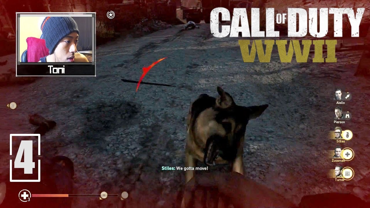 THEY HAVE DOGS?! | Call of Duty WWII Campaign walkthrough 04 - YouTube