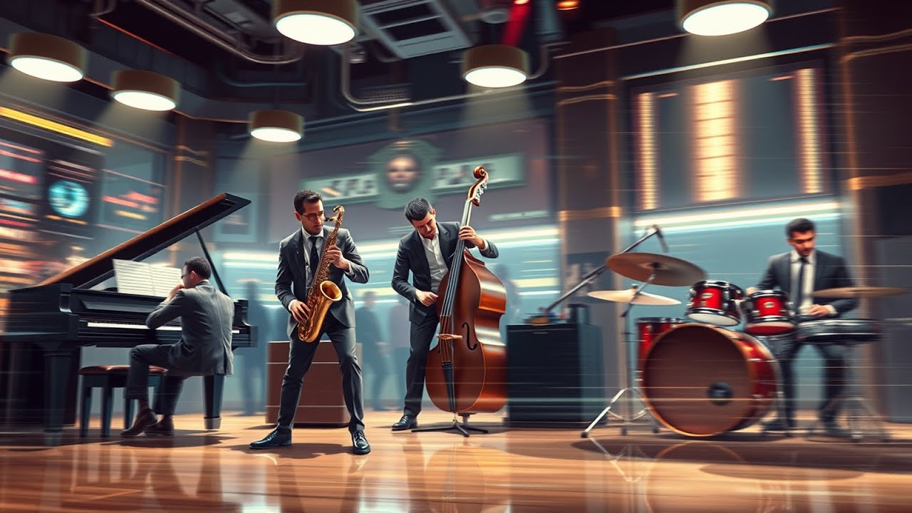 Live Jazz Music in Modern Café - Easy Listening Jazz Café for Focus ...