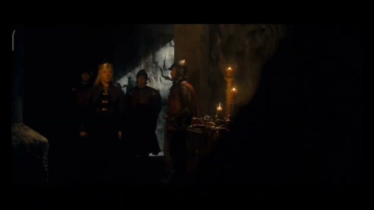 Rhaenyra and painted table | Daemon introduced Rhaenyra as "Queen of ...