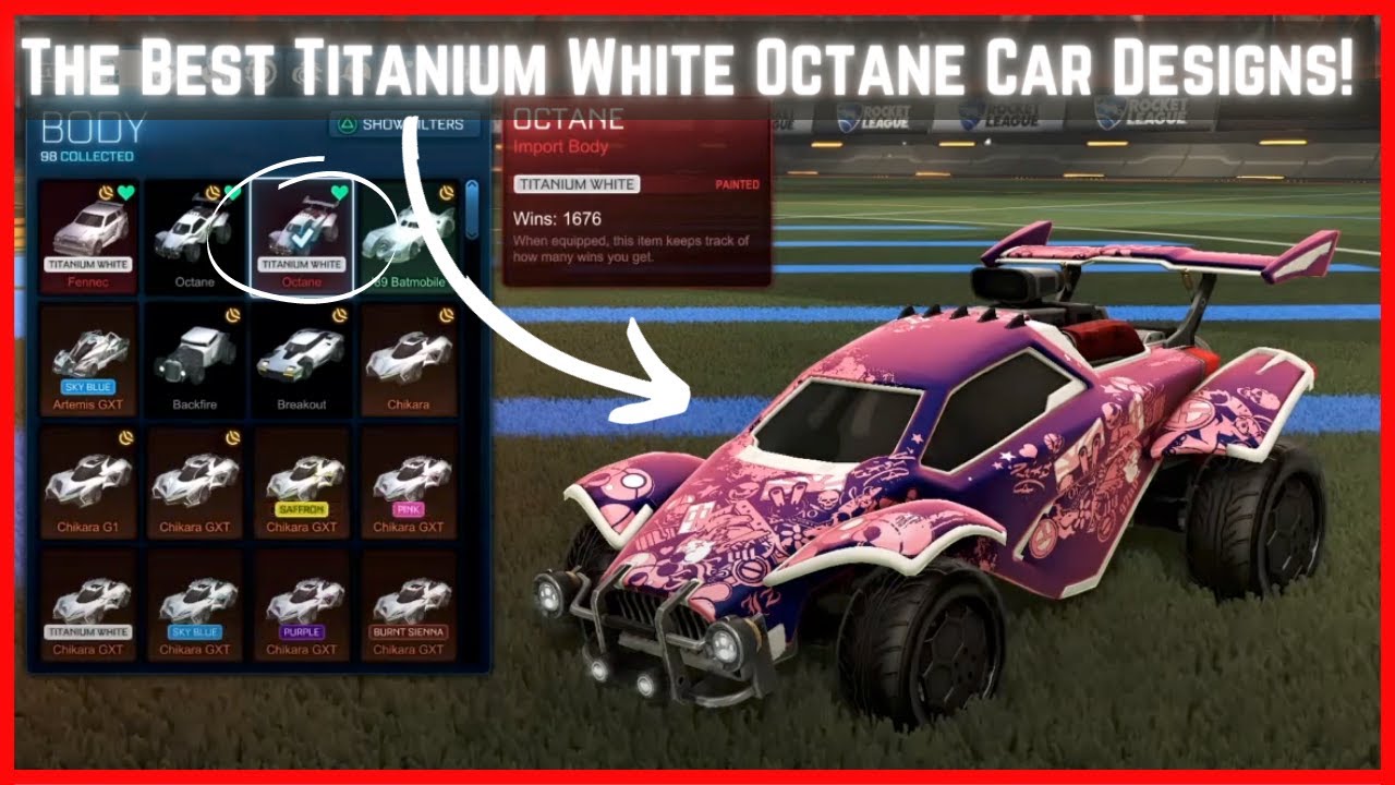 The BEST Titanium White Octane Designs! {INSANE} [SHORT] | RL Car ...