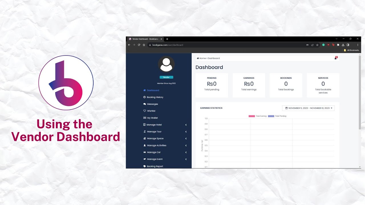 How to use the Vendor Dashboard? - YouTube