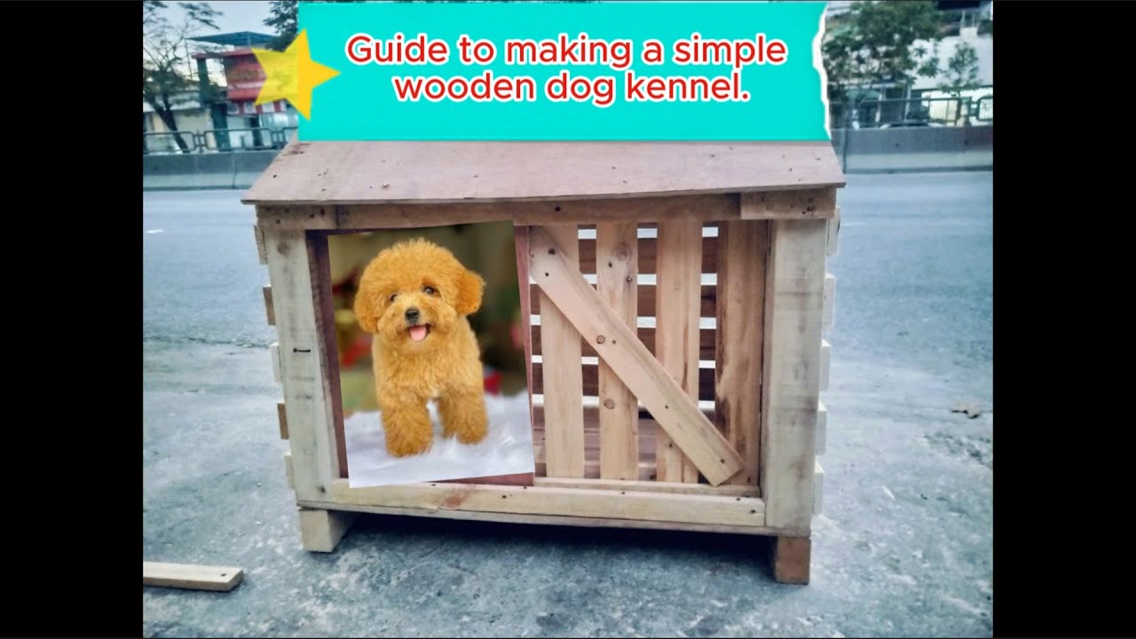 part 1 Guide to making a simple wooden dog kennel.#trending #foryou # ...