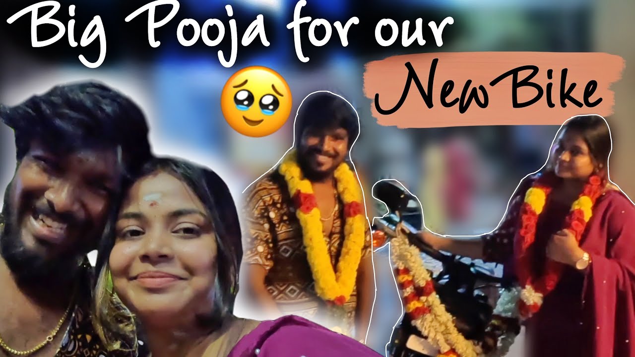 FINALLY DOING POOJA FOR OUR NEW BIKE😍 ️ - YouTube