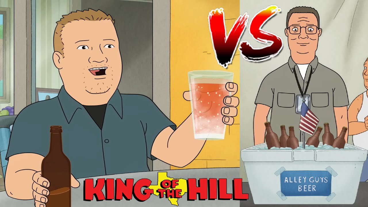Hank v Bobby BEER Competition - YouTube
