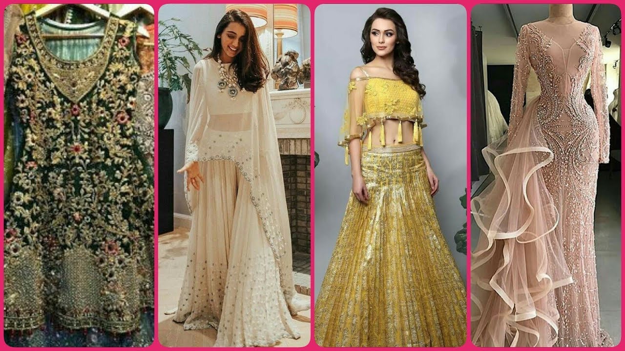 top Stylish Party Wear Dress Collection For Girls 2019-2020 - YouTube