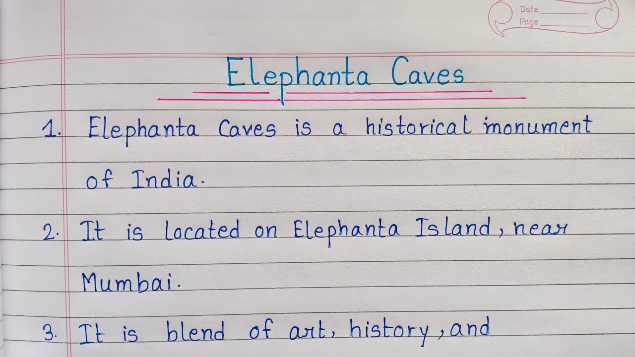 10 Lines Essay On Elephanta Caves | Essay On Elephanta Caves In English ...