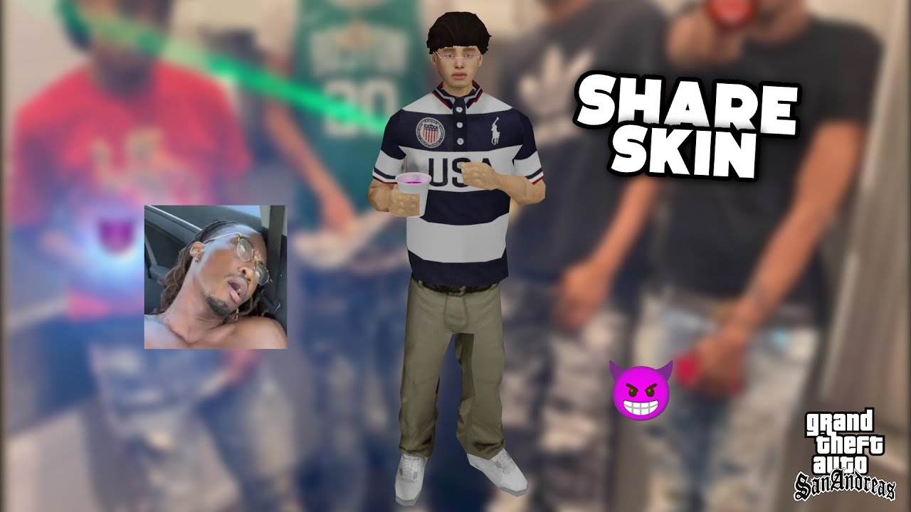 SHARE!!! Skin edgar ralph lauren pencari latina GYATTTT GTA SA/MP - YouTube
