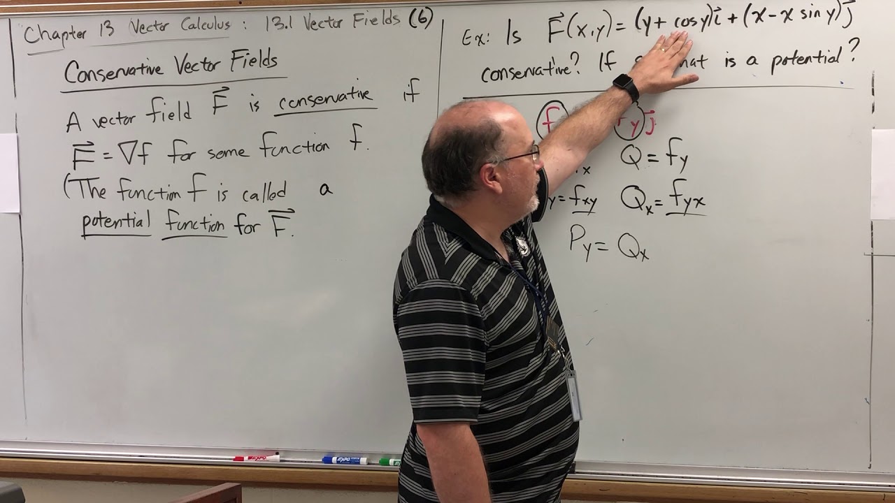 131 Vector Fields Video 6 Conservative Vector Fields Youtube 6509