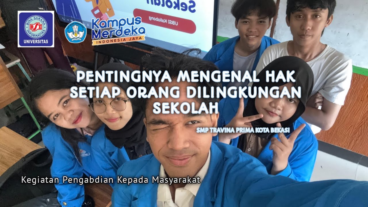Dokumentasi Kegiatan PKM Mahasiswa UBSI KALIABANG di SMP Travina Prima ...