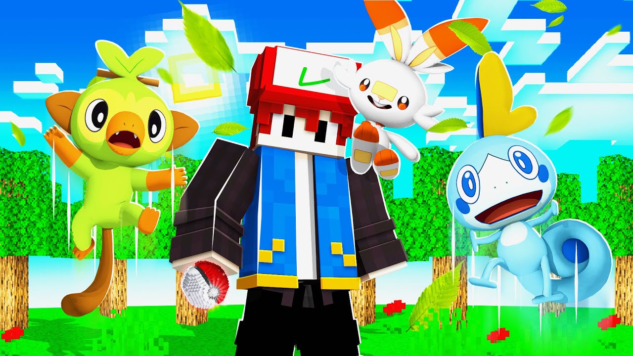 O Início da Aventura Pokémon - Minecraft Pixelmon EP 1 - YouTube
