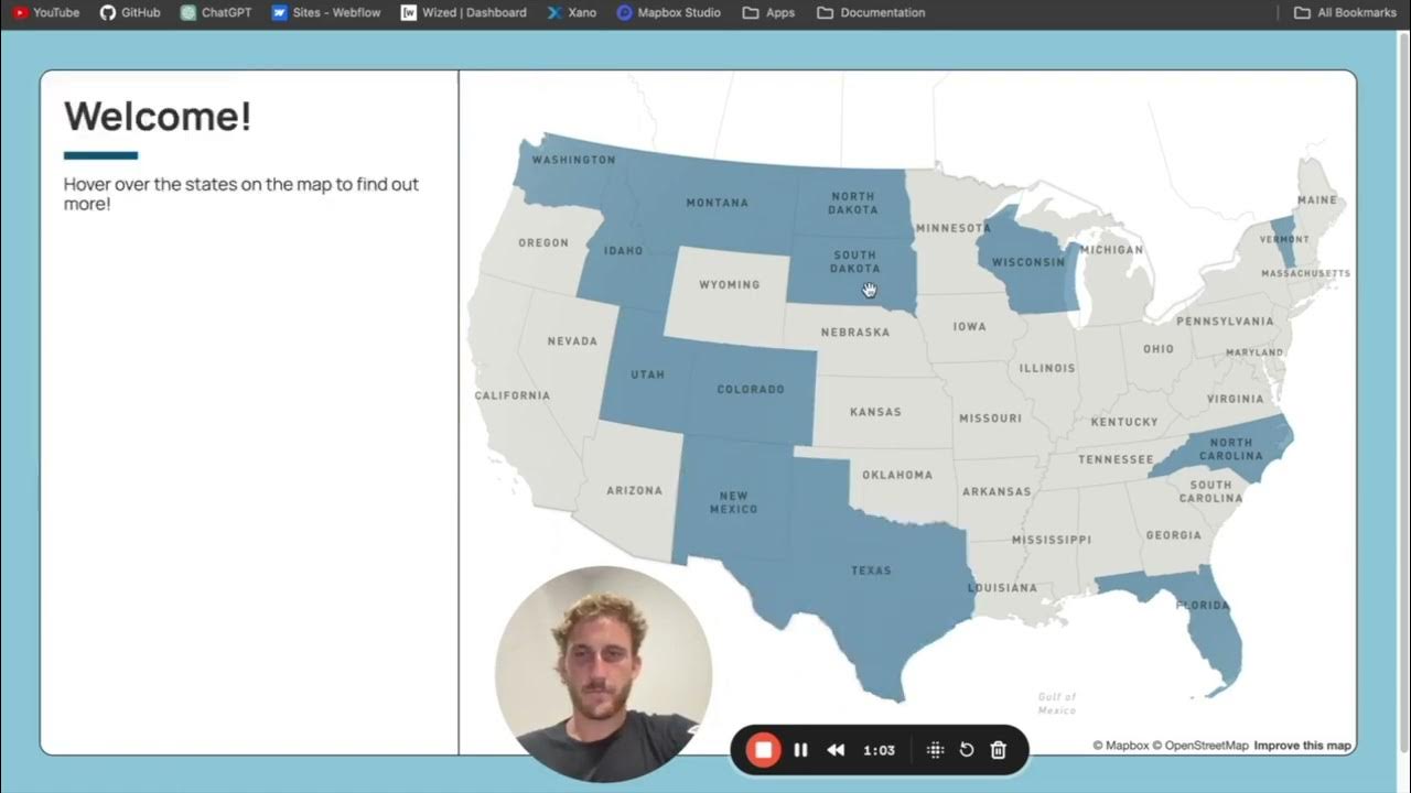 Webflow Cloneable - Mapbox Map - YouTube