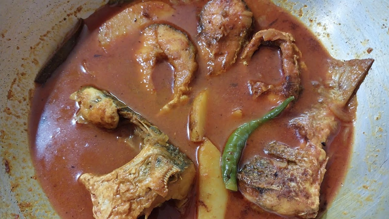 FISH CURRY RECIPE / BHANGAR MACHH ER RECIPE / ভাঁগর মাছের ঝোল রেসিপি ...