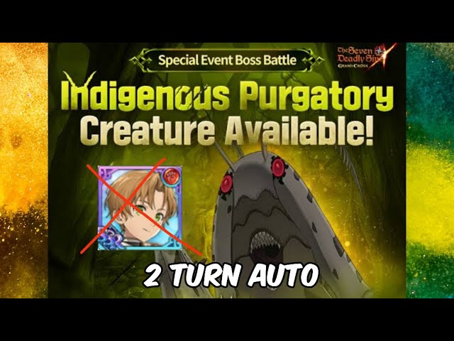 INDIGENOUS PURGATORY CREATURE 2 TURN AUTO NO RUDEUS EZ PZ - The Seven ...