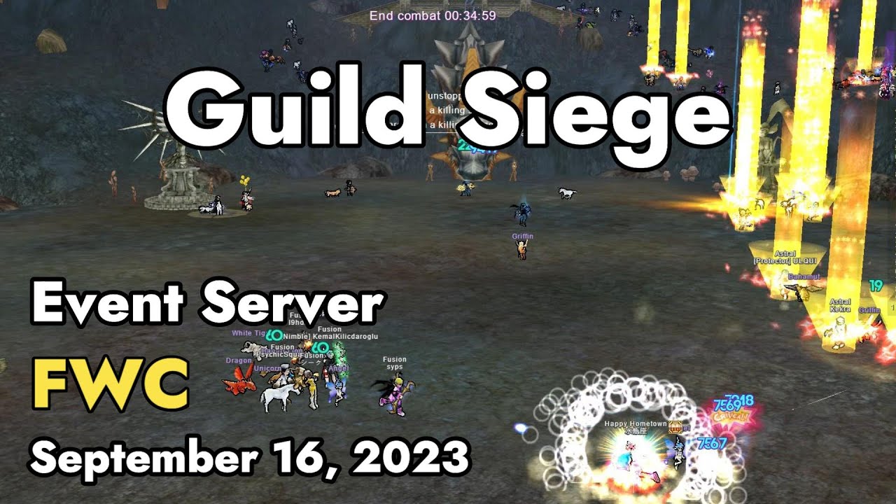 Guild Siege (Flyff World Championship) September 16, 2023 | Flyff ...