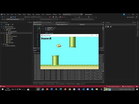 C# Flappy Bird game - YouTube