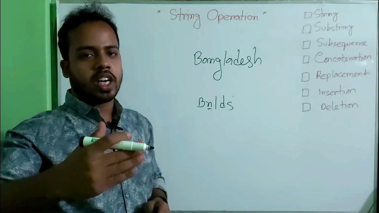 Data Structures - String Operation. - YouTube
