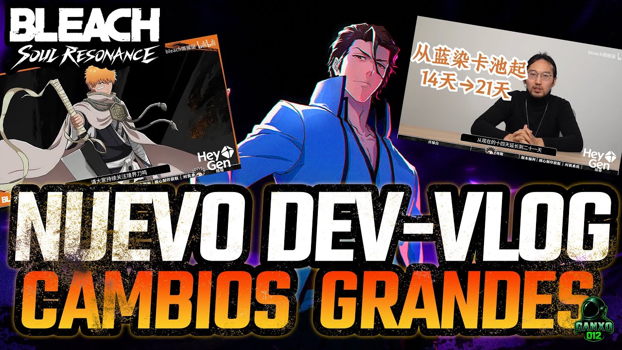 🚀¡SE VIENEN CAMBIOS GRANDES! Nuevo Dev-Vlog🚀| Bleach Soul Resonance ...