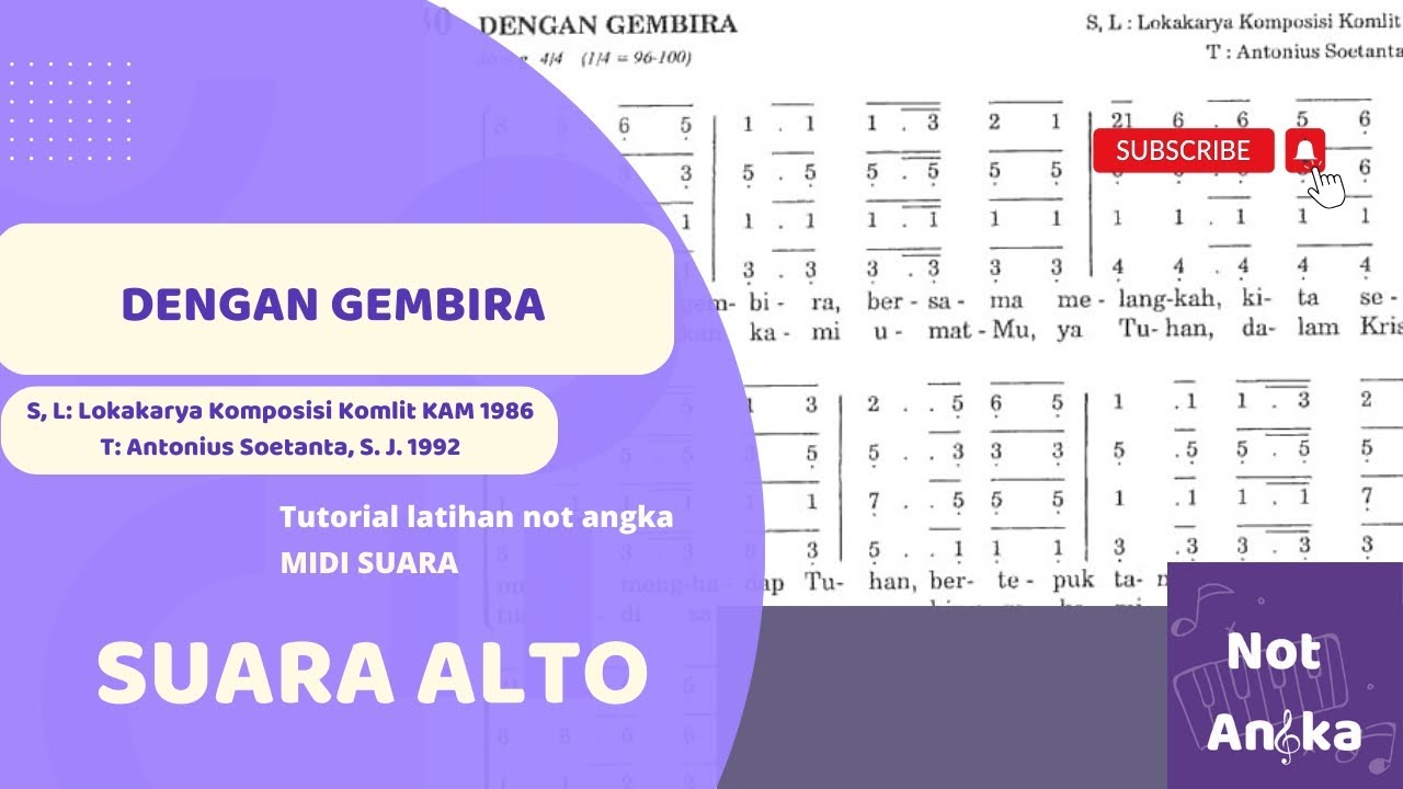 Dengan Gembira - PS 330 (ALTO) - YouTube