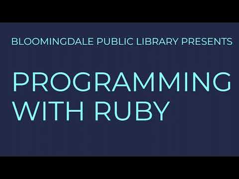 Programming with Ruby - YouTube