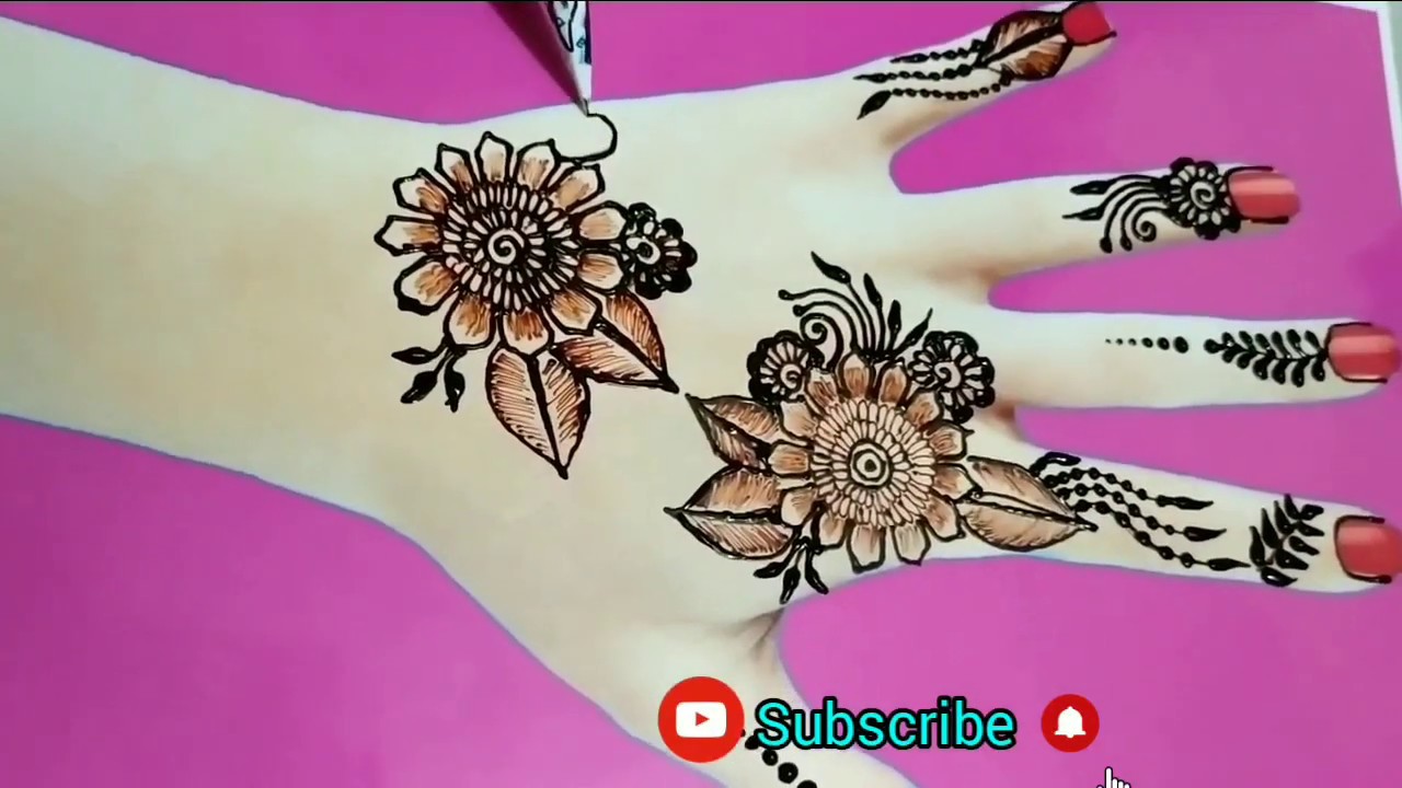 ঈদের মেহদী ডিজাইন | Eid Mehendi Design // সহজ ঈদের মেহেদী ডিজাইন ...