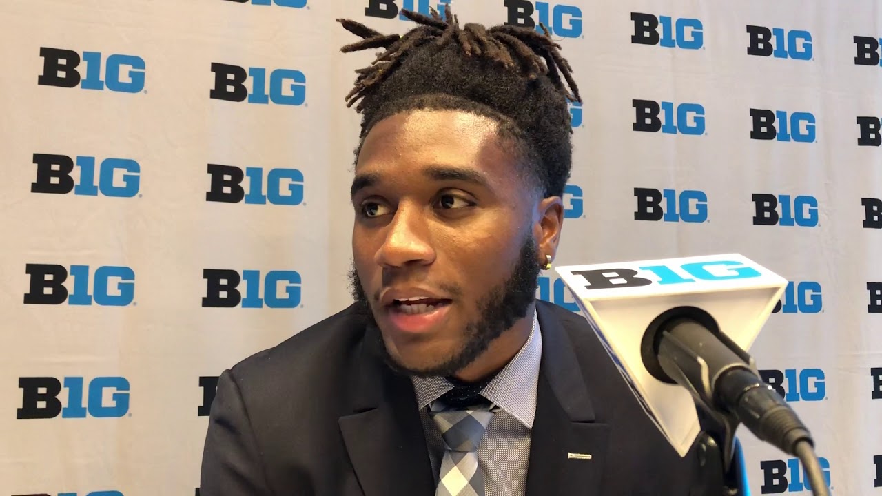 Indiana Safety Jonathan Crawford at 2018 Big Ten Media Days - YouTube