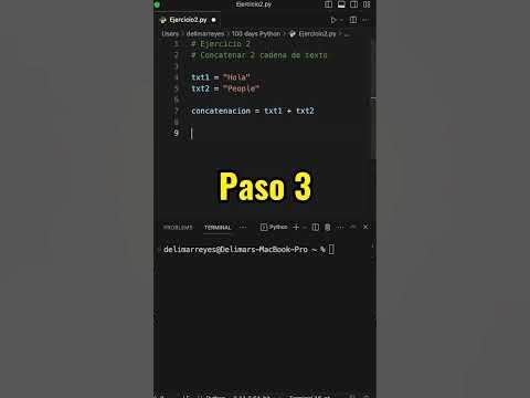 Aprende python con ejercicios 2/100. #python #programming #coding - YouTube