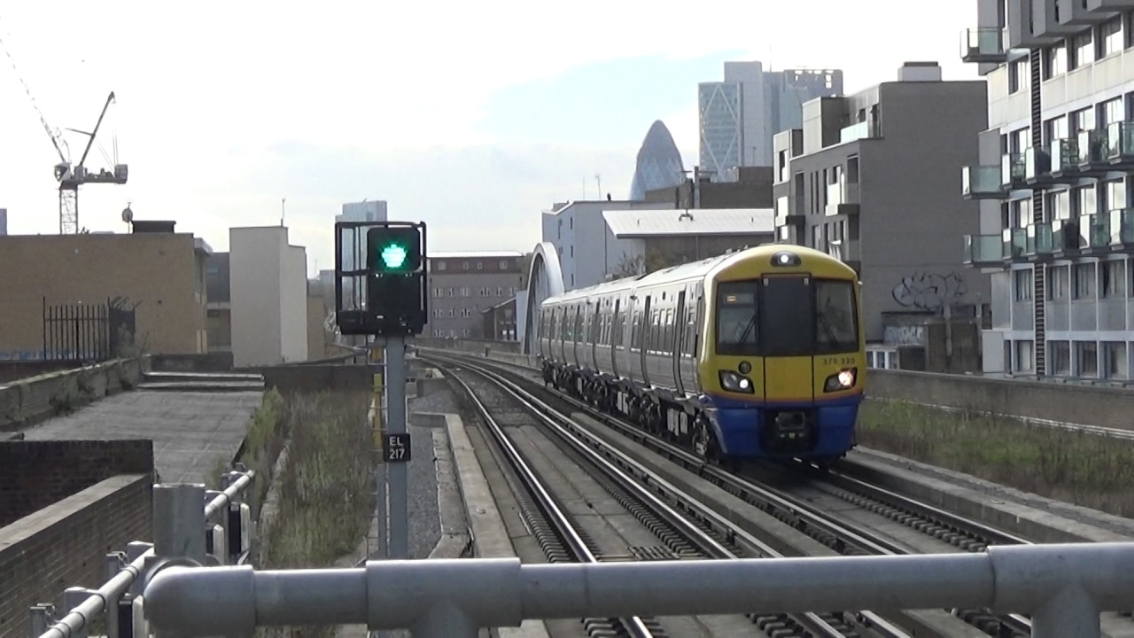 London Overground 378220 arriving into Haggerston - YouTube